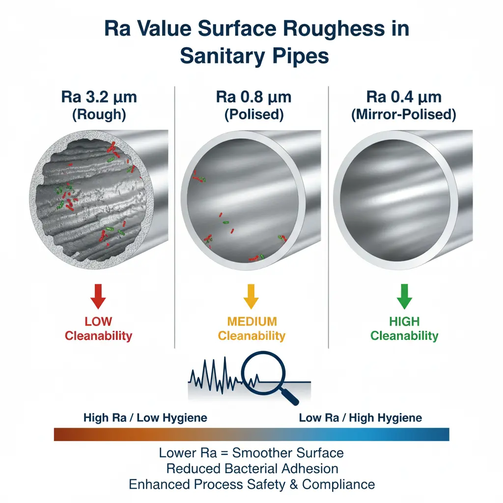The Importance of Surface Finish in Sanitary Fittings: What Ra Value ...